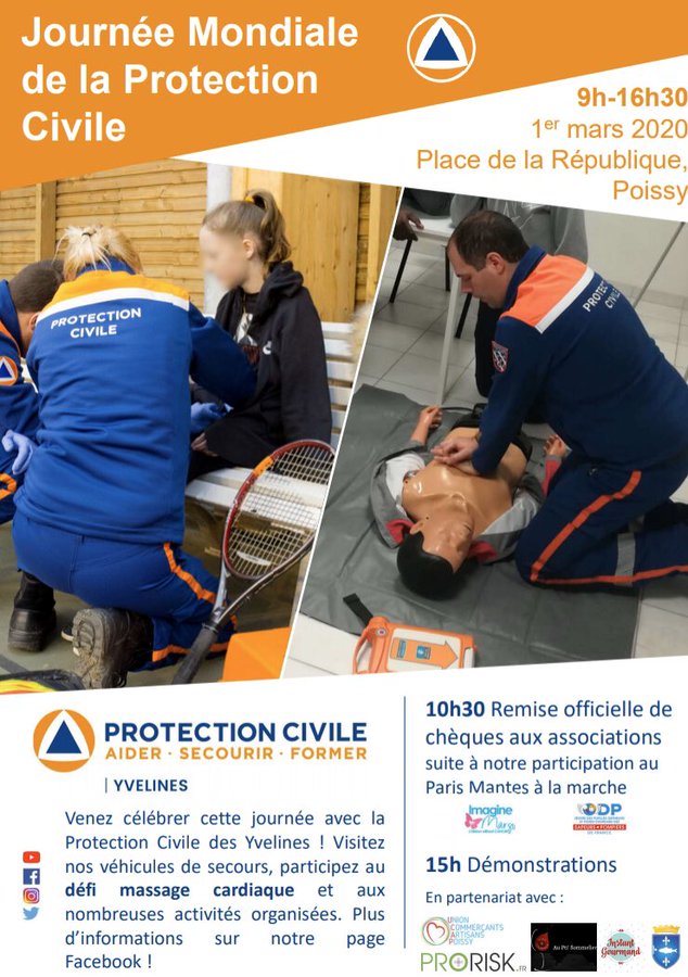 Journée mondiale de la Protection Civile - Ville de POISSY
