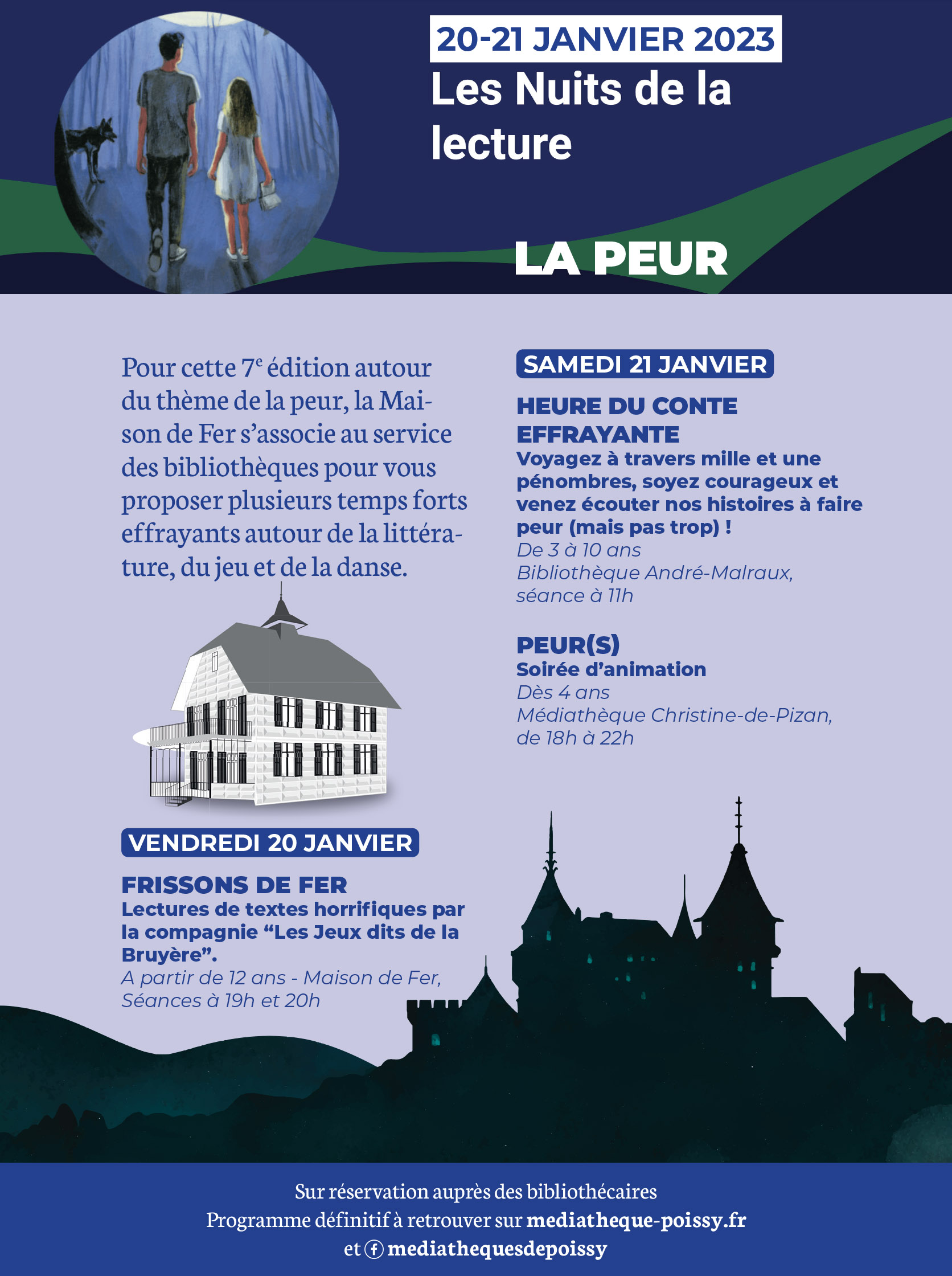 Nuits de la lecture 2023 - Ville de POISSY